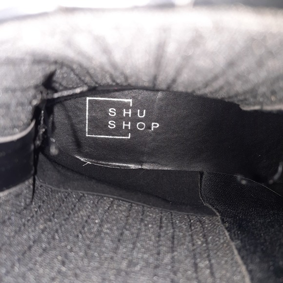 ShuShop | Shoes | Shushop Womens Yazy Chelsea Platform Boot Black White Size 8 Nwt | Poshmark